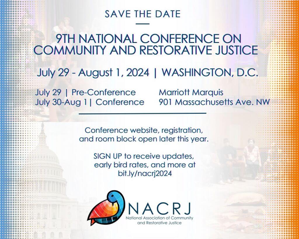2024 Conference - National Association of Community and Restorative Justice
